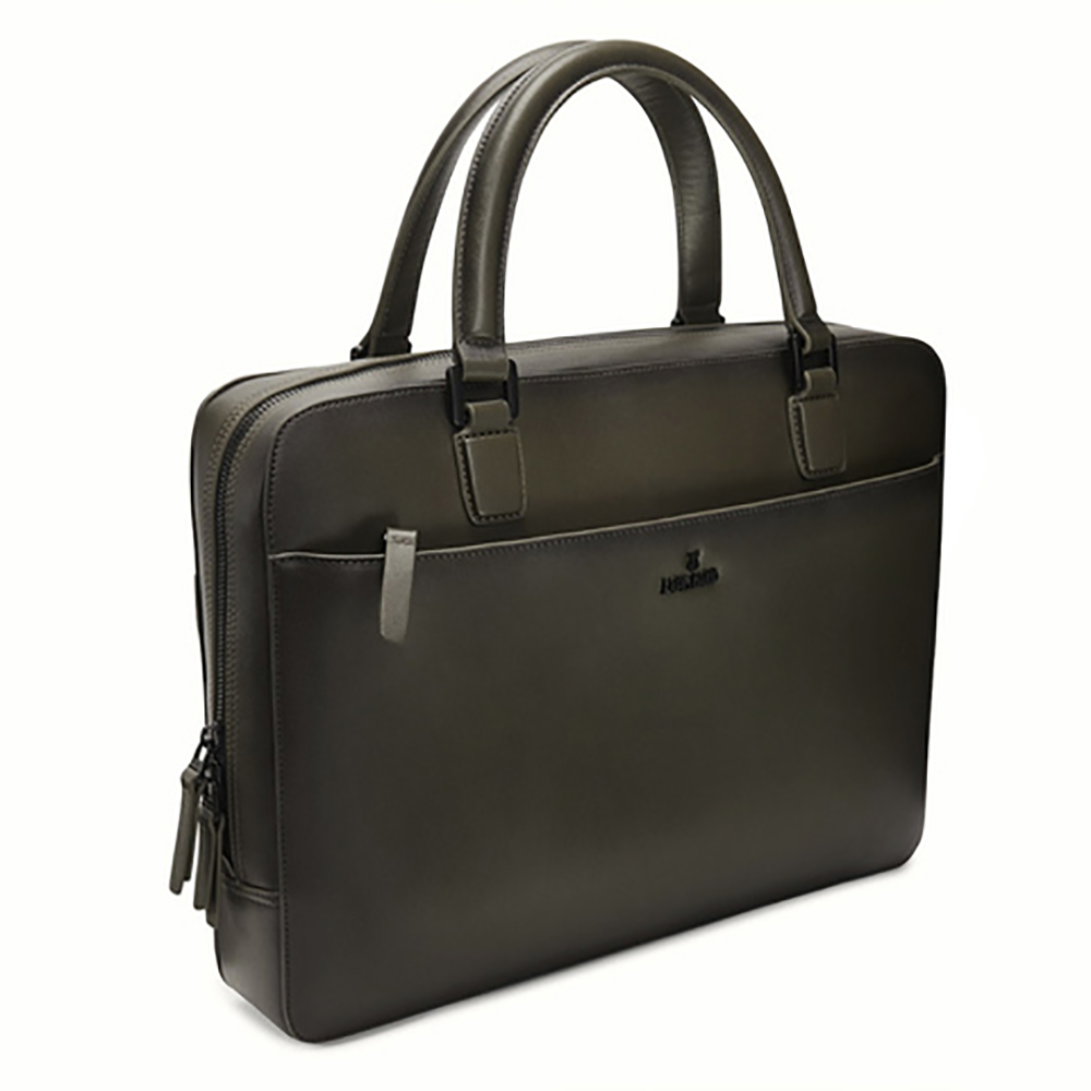 Lapis Bard Ducorium Spencer Leather Olive Briefcase - Briefcase | Appelboom.com